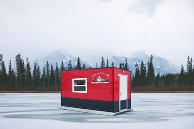 Premium Ice Castle Little Skidder 5.5x10 Fish House | Outdoorica