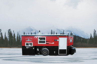 Premium Ice Castle Walleye Tracker 8x16 Fish House for Sale | Outdoorica