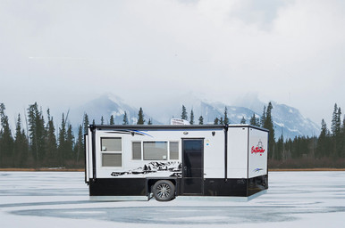American Surplus Ice Castle Outlander II 8x17 RV Camper & Fish House ...