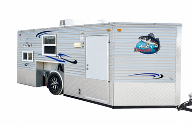 Used 2024 Ice Castle Walleye Tracker 8x16V Fish House