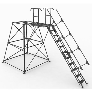Orion 10' Stair Elevated Stand Tower | Outdoorica