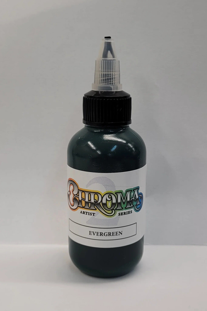 Chroma Evergreen 2oz. - Keystone Tattoo Supply