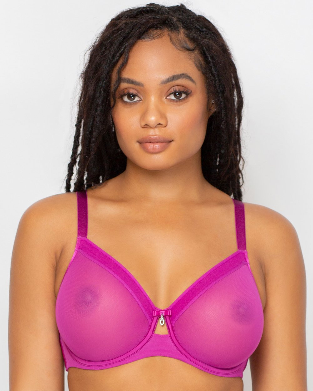 sheer underwired bra