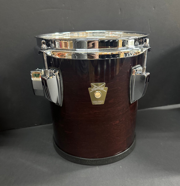 Ludwig High-Range Set of Concert Toms with Stands - Mahogany Stain