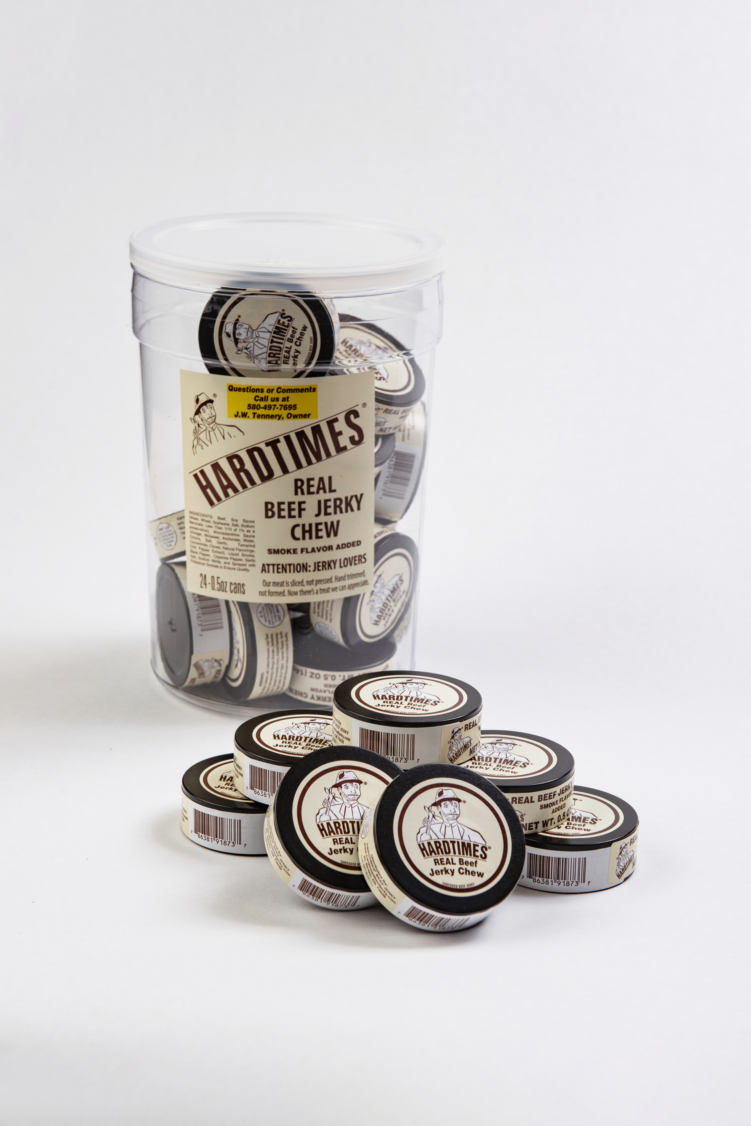 Products - Beef Jerky Jars - Hardtimes Beef Jerky