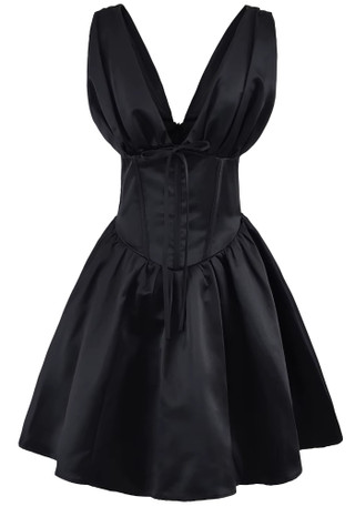 Crystal Structured Dress Black - Luxe Little Black Dresses and Luxe ...