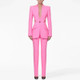 Long Sleeve Mesh Insert Suit Pink - Luxe Suits and Celebrity Inspired ...
