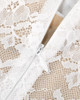 Long Sleeve Structured Lace Dress White - Luxe Lace Dresses and Luxe ...