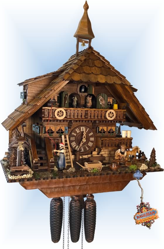 Cuckoo Clock 5.0876.01.P Pony Farm | by August Schwer | On Sale