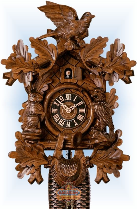 Cuckoo Clock 8277/4nu Rabbit Hunters | by Hones | On Sale
