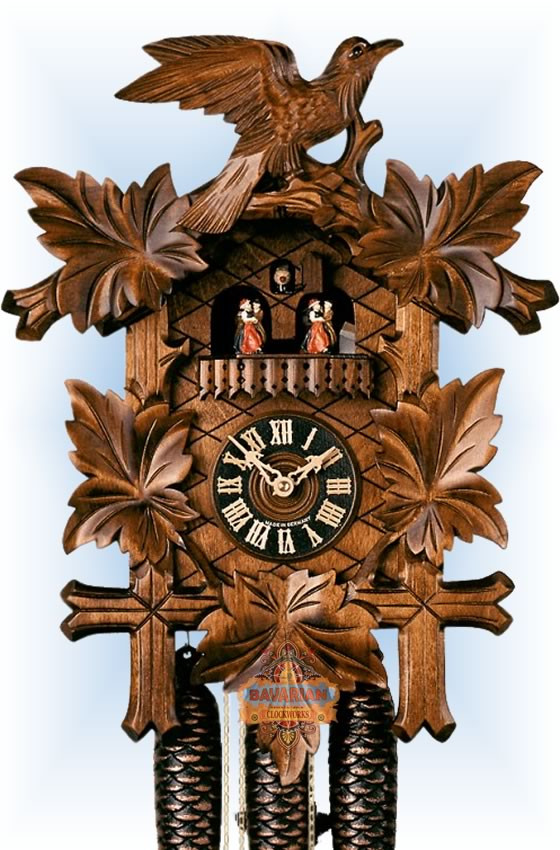Cuckoo Clock 8600/5tnu Five Leaves Bird | by Hones | On Sale