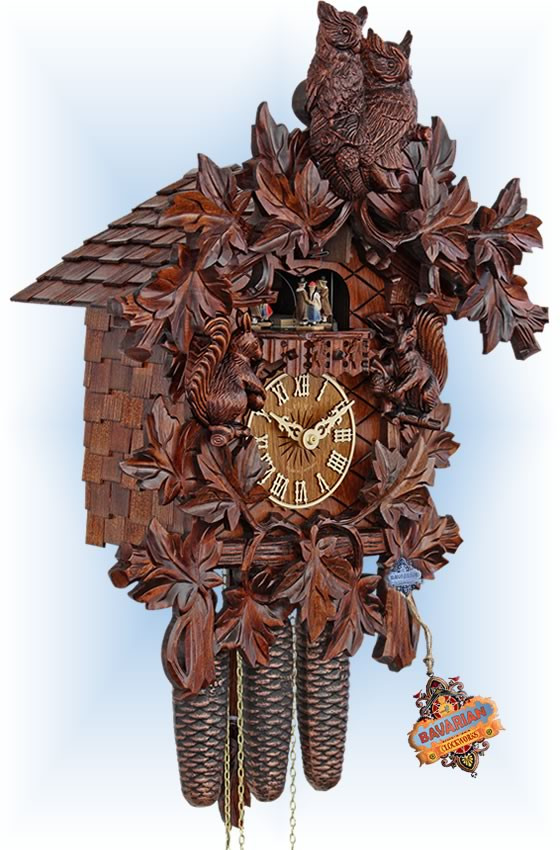 Cuckoo Clock AH 478/1 8TMT Owls Forest | by HerrZeit | On Sale