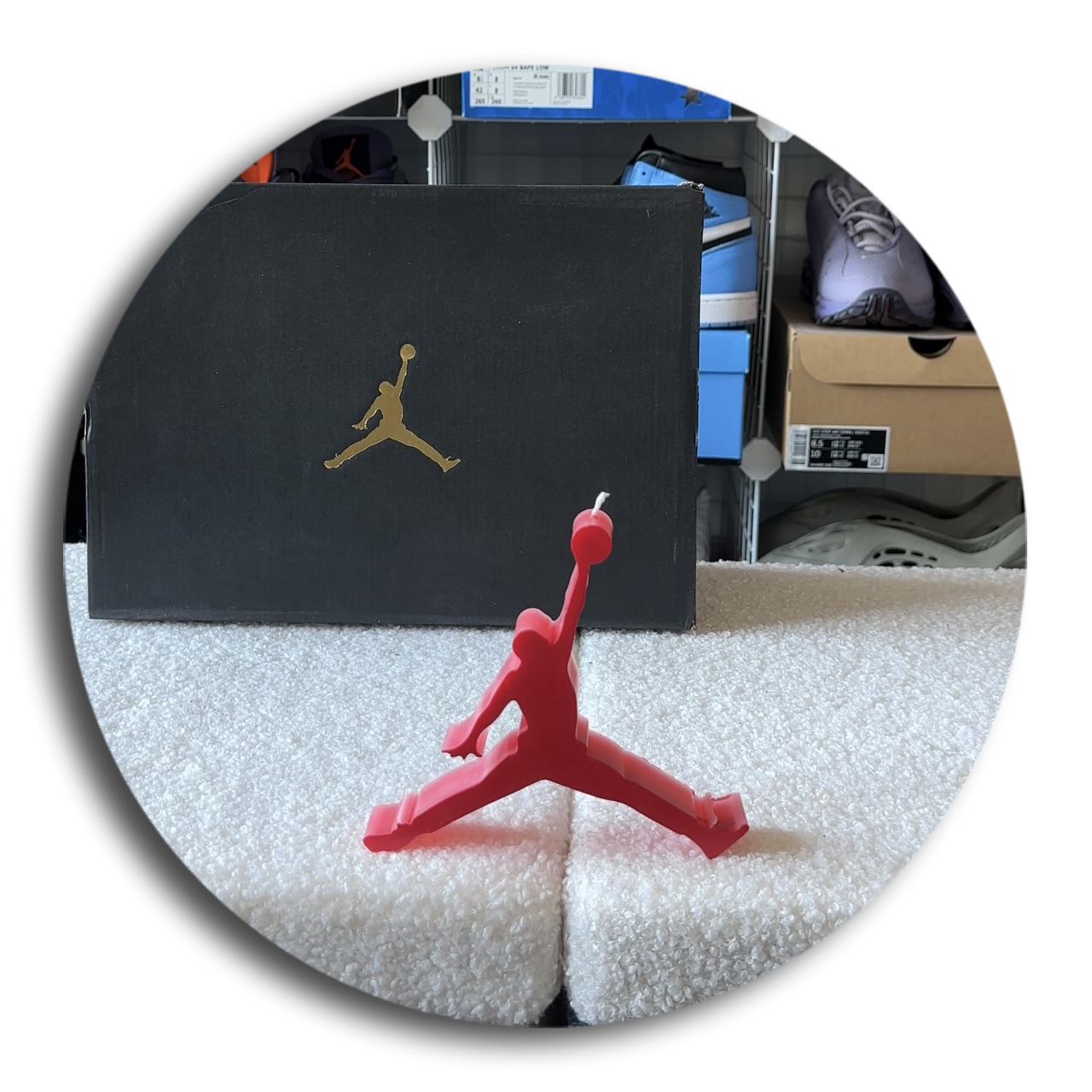 Jumpman Logo Candle