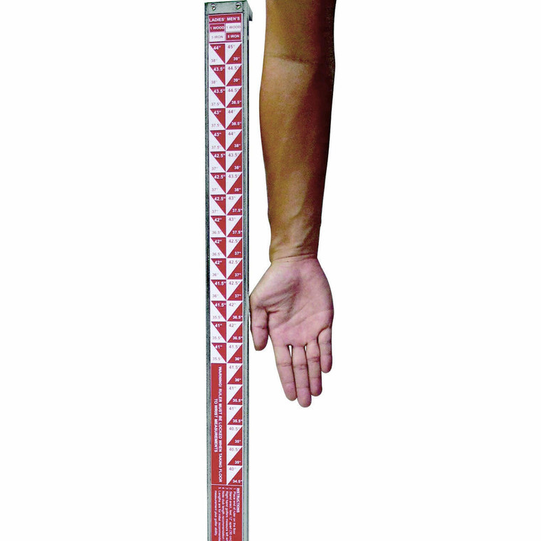 Collapsible Golf Club Length Fitting Ruler | Golfxpress