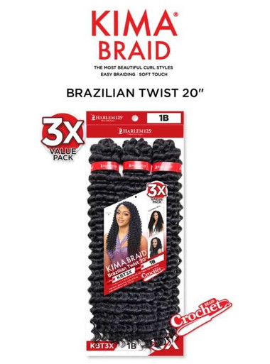 Harlem 125- Kima Brazilian Twist 20" ( KBT3X ) $ 11.99 New