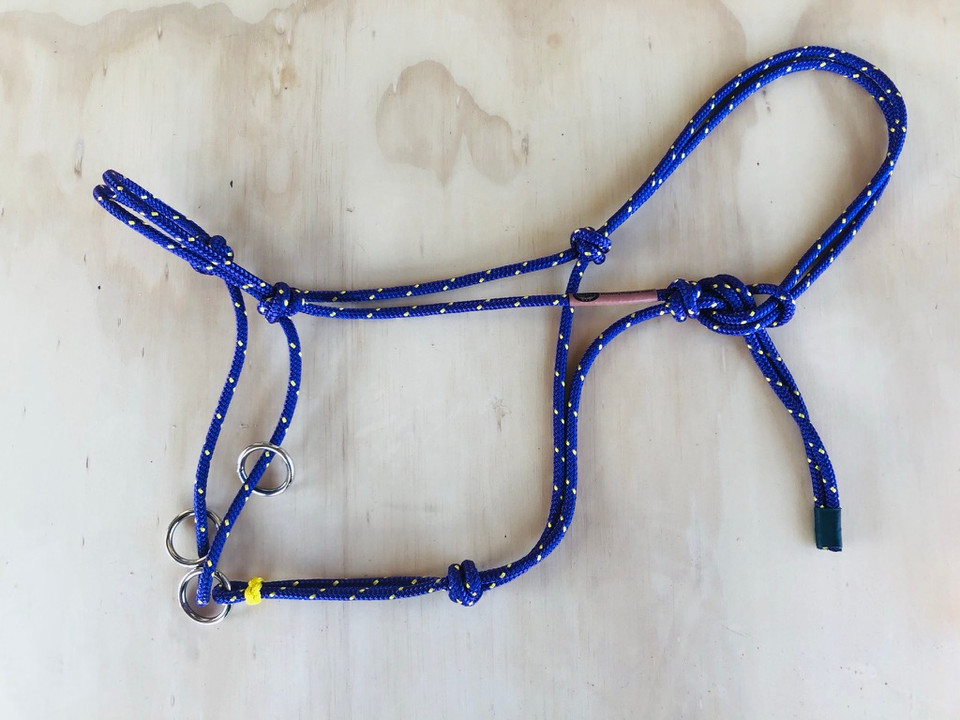 Custom Hand-Tied, Rope Halter's, Lead Ropes, Reins, and more... Rowdy's ...