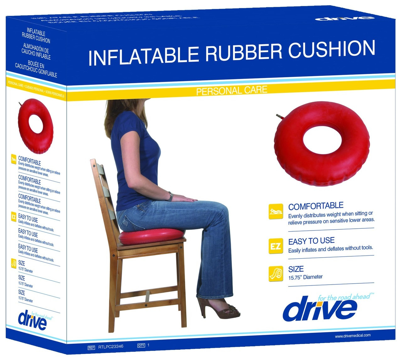 Drive Medical Inflatable Rubber Cushion | Baron Medical Supplies