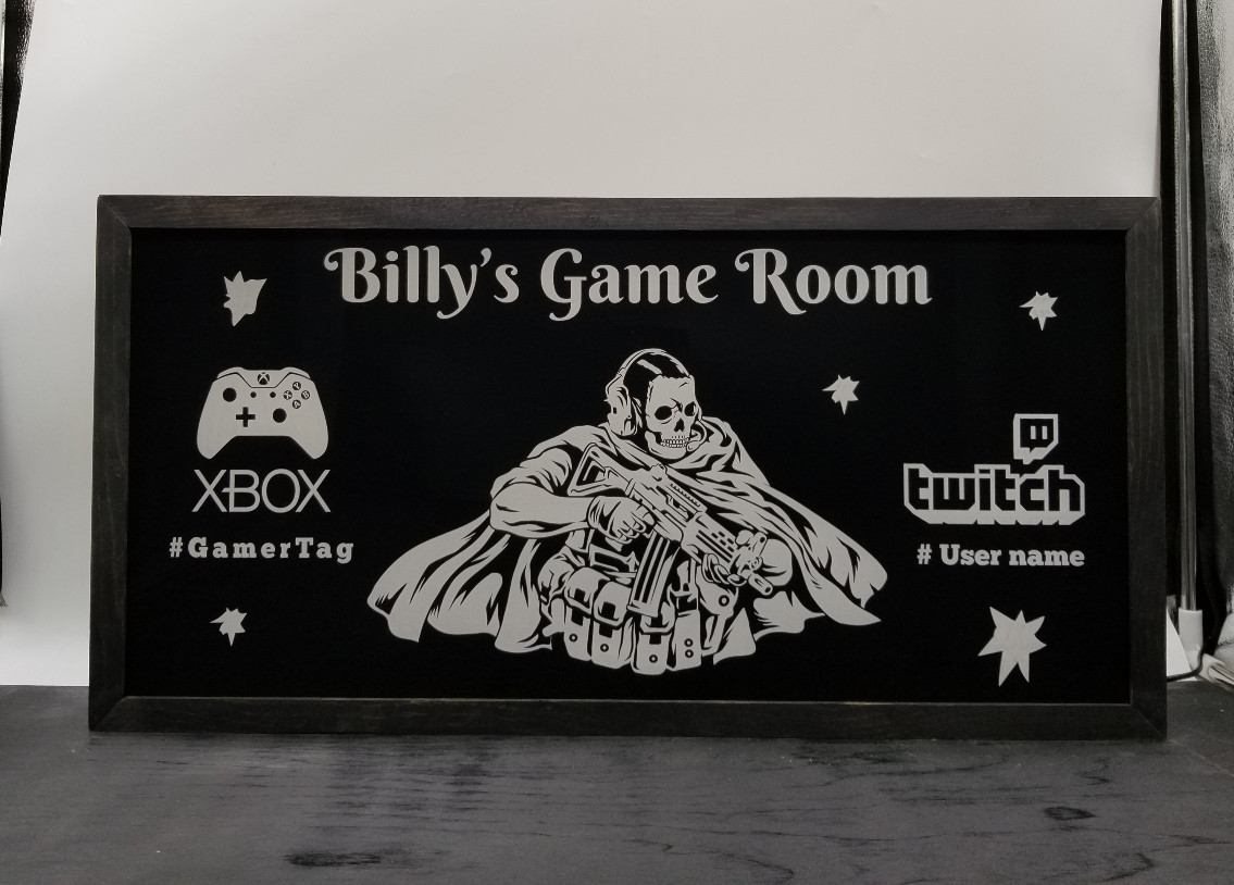 Custom Gamer Sign