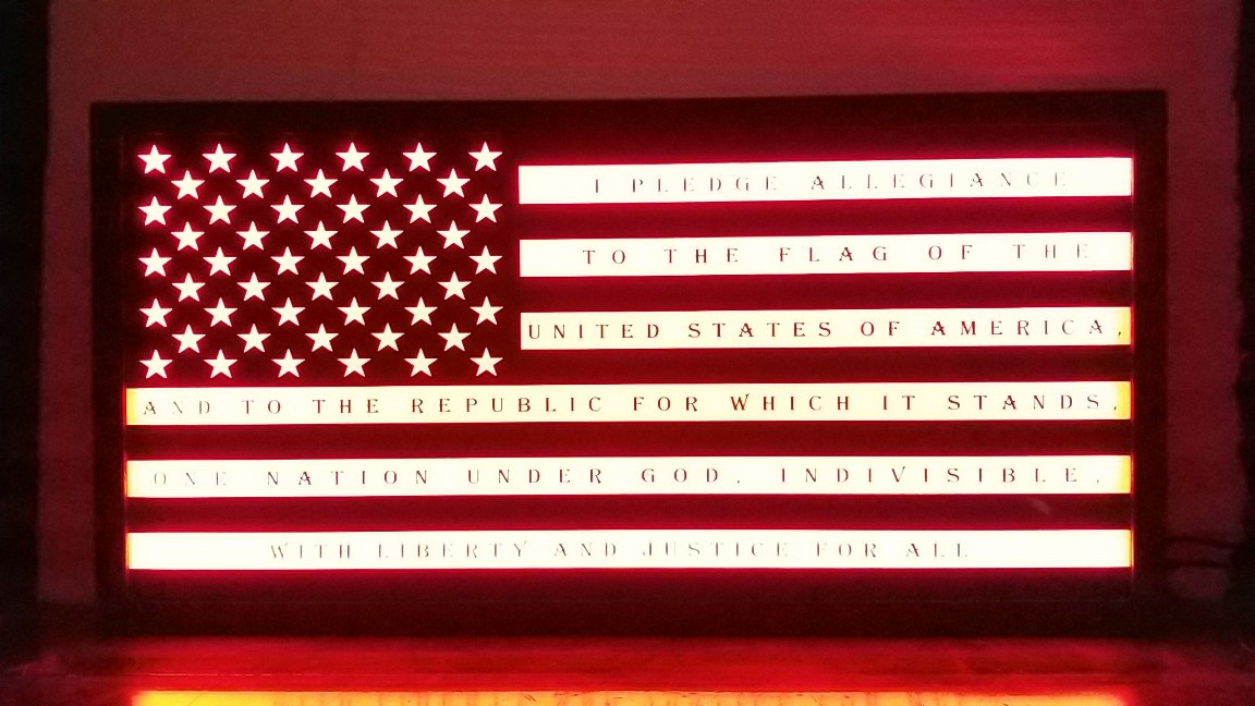 US Flag Led Sign