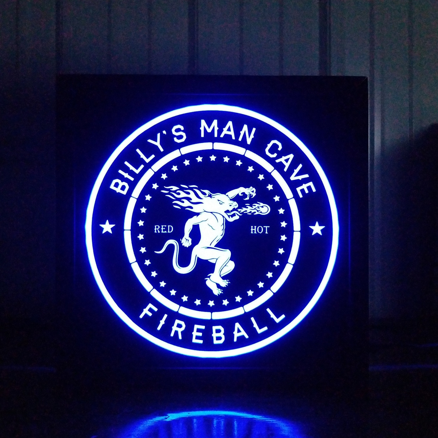 Custom Fireball Whisky Led Sign