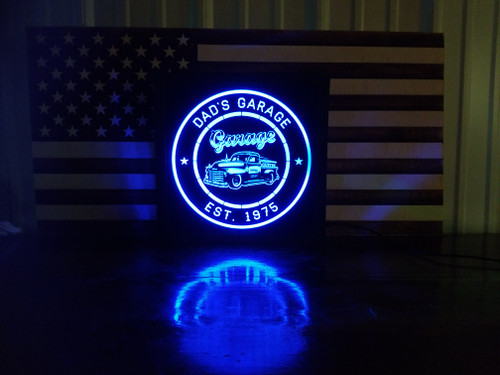 Custom Garage Led Sign