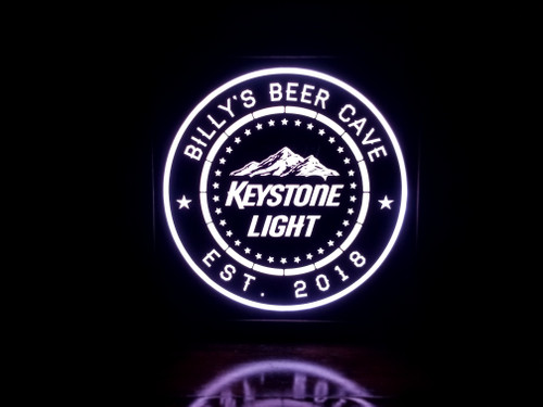 Custom Keystone Light Beer Led Sign