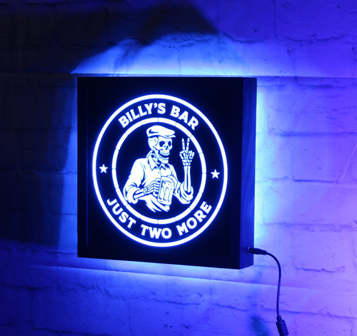 Custom Skeleton Beer Mug Led Sign