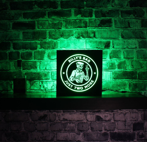 Custom Skeleton Beer Mug Led Sign