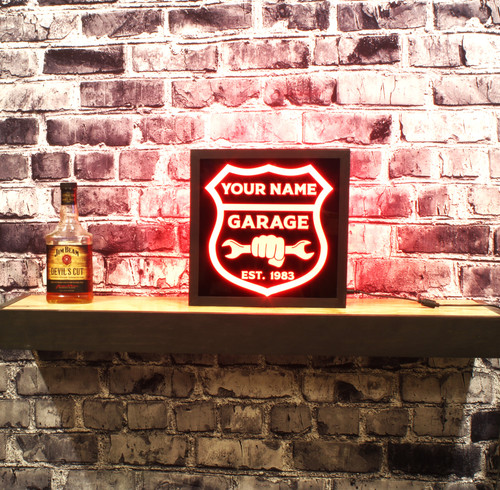 custom Garage Led sign