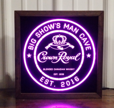 Custom Crown Royal Led Sign