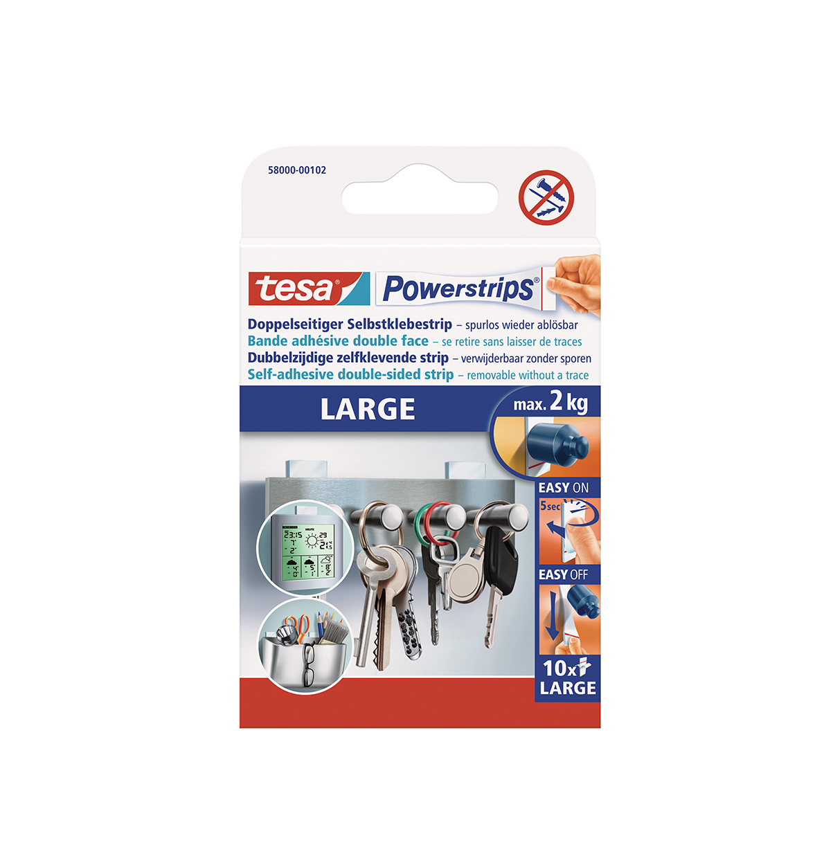 tesa Powerstrips Large - AmmonStore