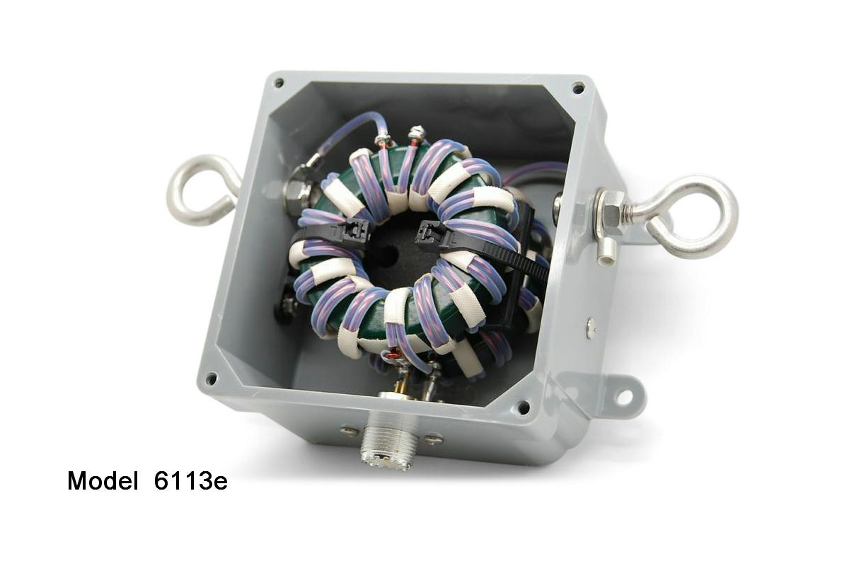 Model 6113 - 6:1 Current Balun 3.5 - 54 MHz 3kW - Balun Designs