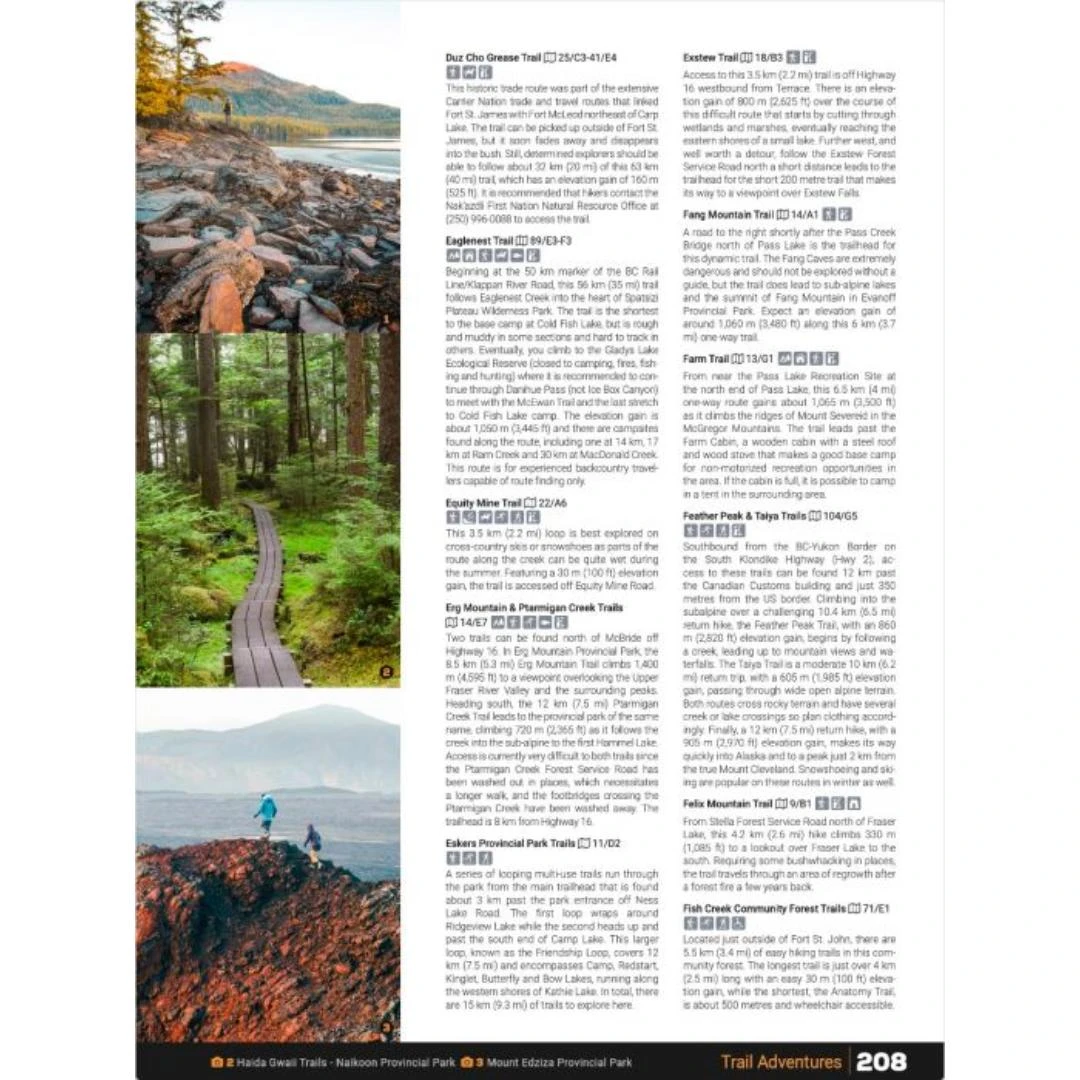 Backroad Maps Northern BC - 7th Edition | Nechako Outdoors Canada