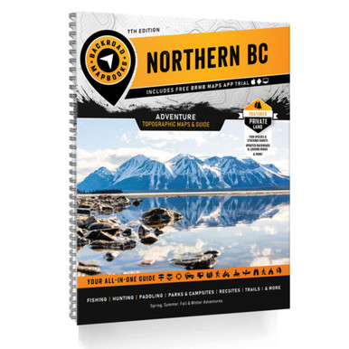 Backroad Maps Northern BC - 7th Edition | Nechako Outdoors Canada