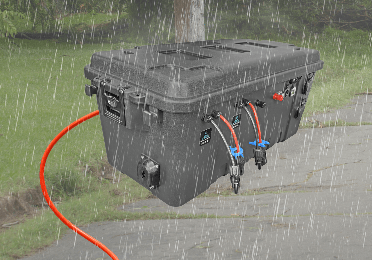 RevoPower Fortress Solar Generator: Made in USA 24/7 Outdoor Waterproof ...