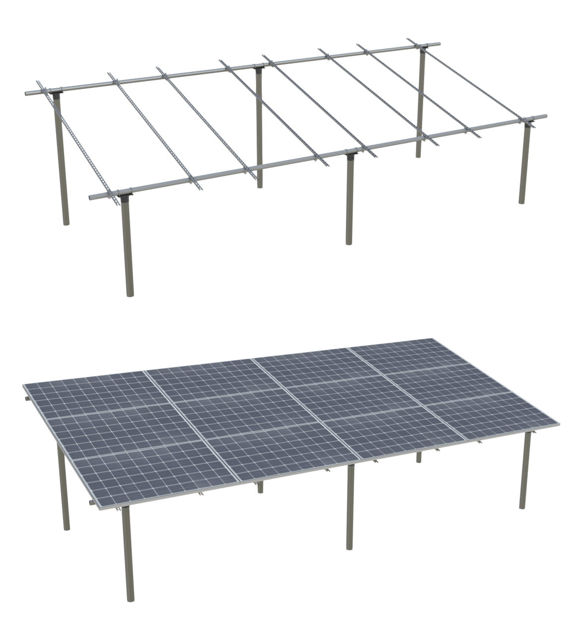 EZArray Modular Solar Panel Array Bracket System, any Panel Size ...