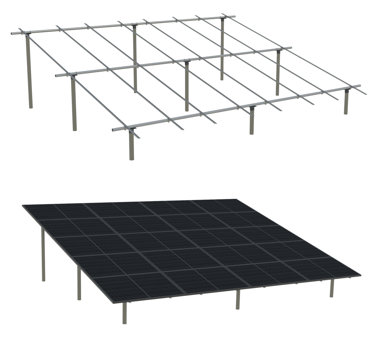 EZArray Modular Solar Panel Array Bracket System, any Panel Size ...