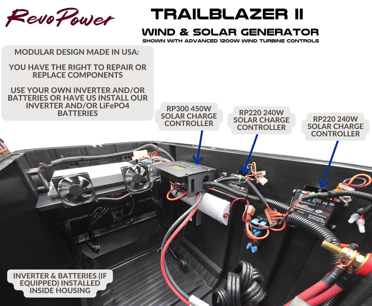 RevoPower RevoPower Trailblazer II Wind & Solar Generator: Made in USA ...