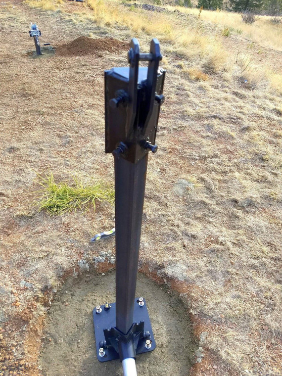 RevoPower 722208358171 Wind Turbine Generator Base Gin Pole Assembly to ...