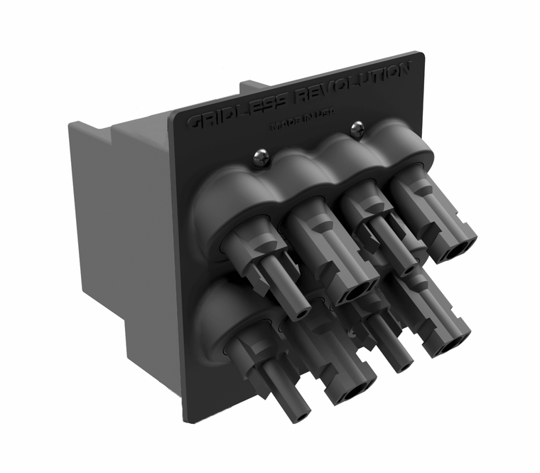 RevoPower Solar Panel Wall Wire / Cable Entry Weatherproof with Single ...