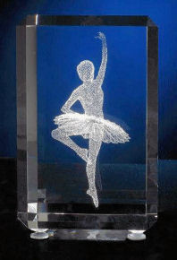 A Ballet Dancer in glass - Olga's Russian Treasures
