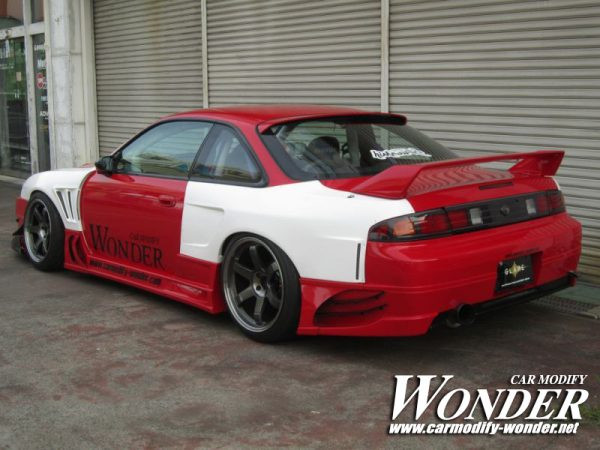 Car Modify Wonder Glare 50mm GT Front Fenders for Kouki (96-98 S14 ...