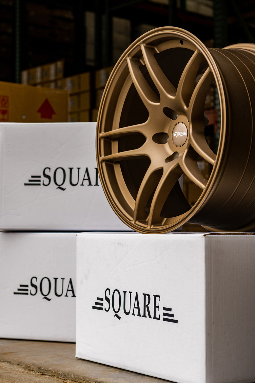 SQUARE Wheels Flow Formed G33 R Model - 18x10.5 +15 5x114.3 - Textured ...