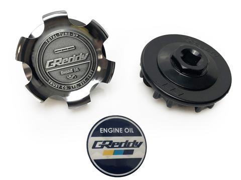 GReddy Type-B Oil Filler Cap - Chrome (Nissan/Honda) - Faction Motorsports