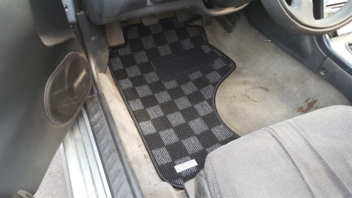 P2M Race Floor Mats for 240sx (89-94 S13) - Faction Motorsports