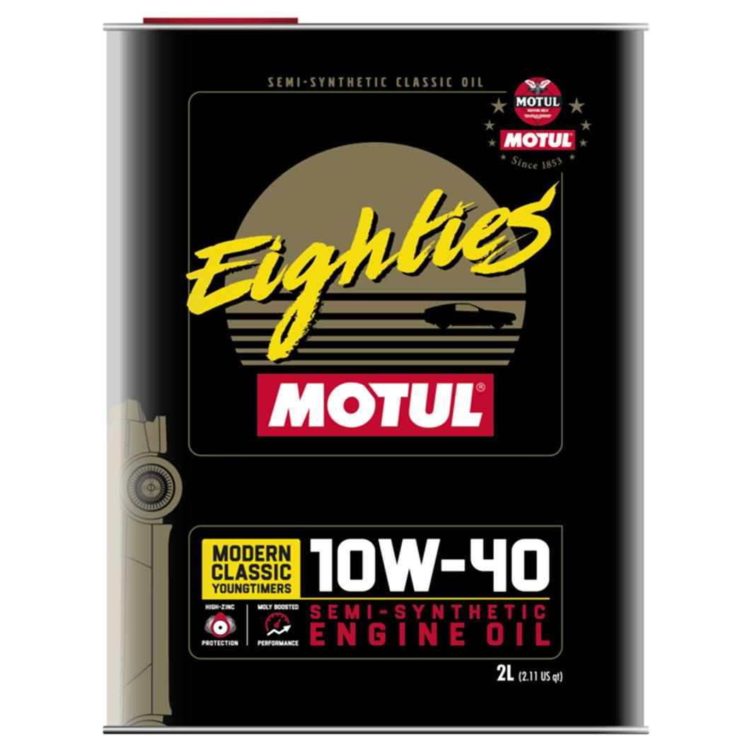 Motul 10W40 Classic Eighties Semi-Synthetic Oil - 2L - Faction Motorsports