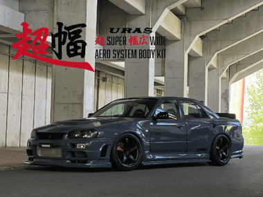 URAS Super Wide Aero System Kit for 4dr (99-02 R34) - Faction Motorsports