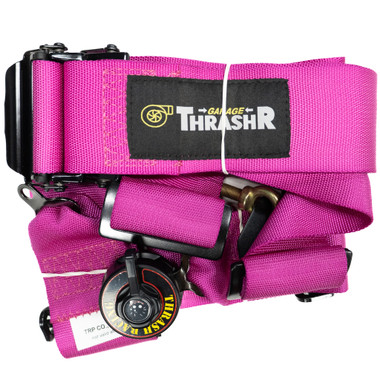 Thrash Racing FIA 4-Point Harness - Pink - Faction Motorsports