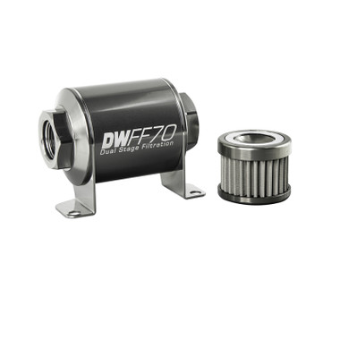 DeatschWerks Stainless Steel 8AN 100 Micron Universal Inline Fuel ...