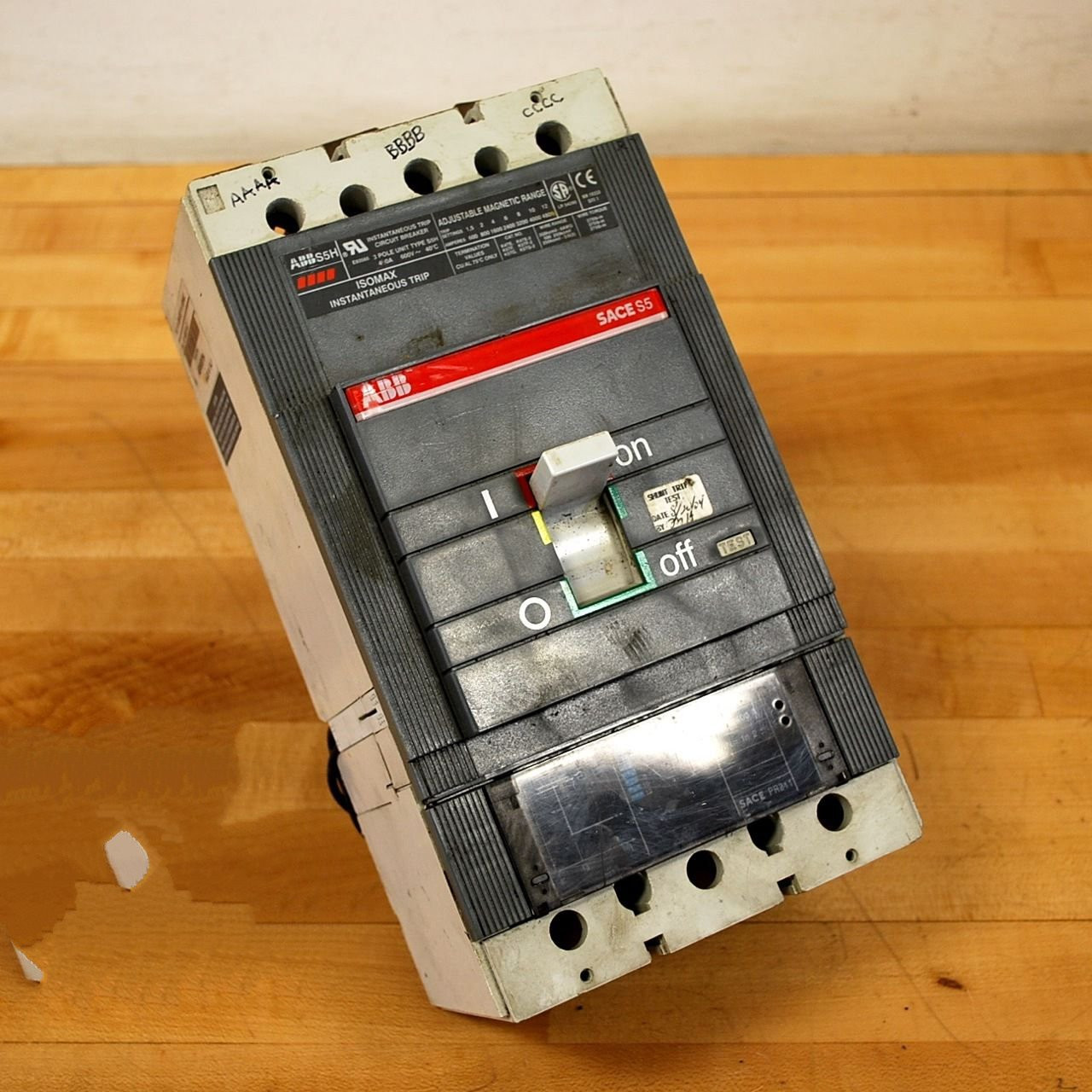 ABB S5H-SACE-PR211 Circuit Breaker 400 Amp 3 Pole 600 VAC - USED